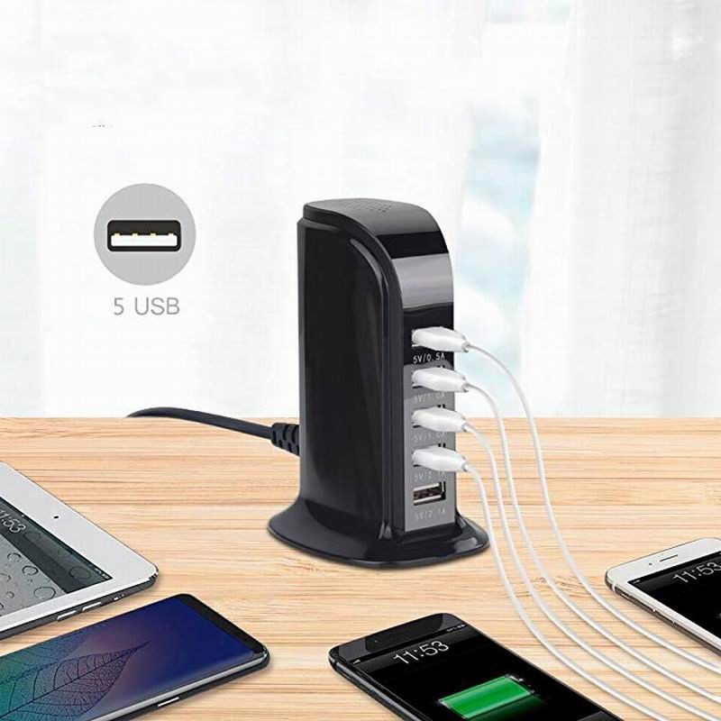 Remotely accessible USB mains charging station camera